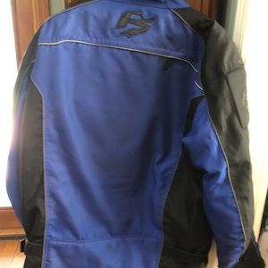 Fieldsheer | Jackets & Coats | Fieldsheer Blue Black Mens Motorcycle ...